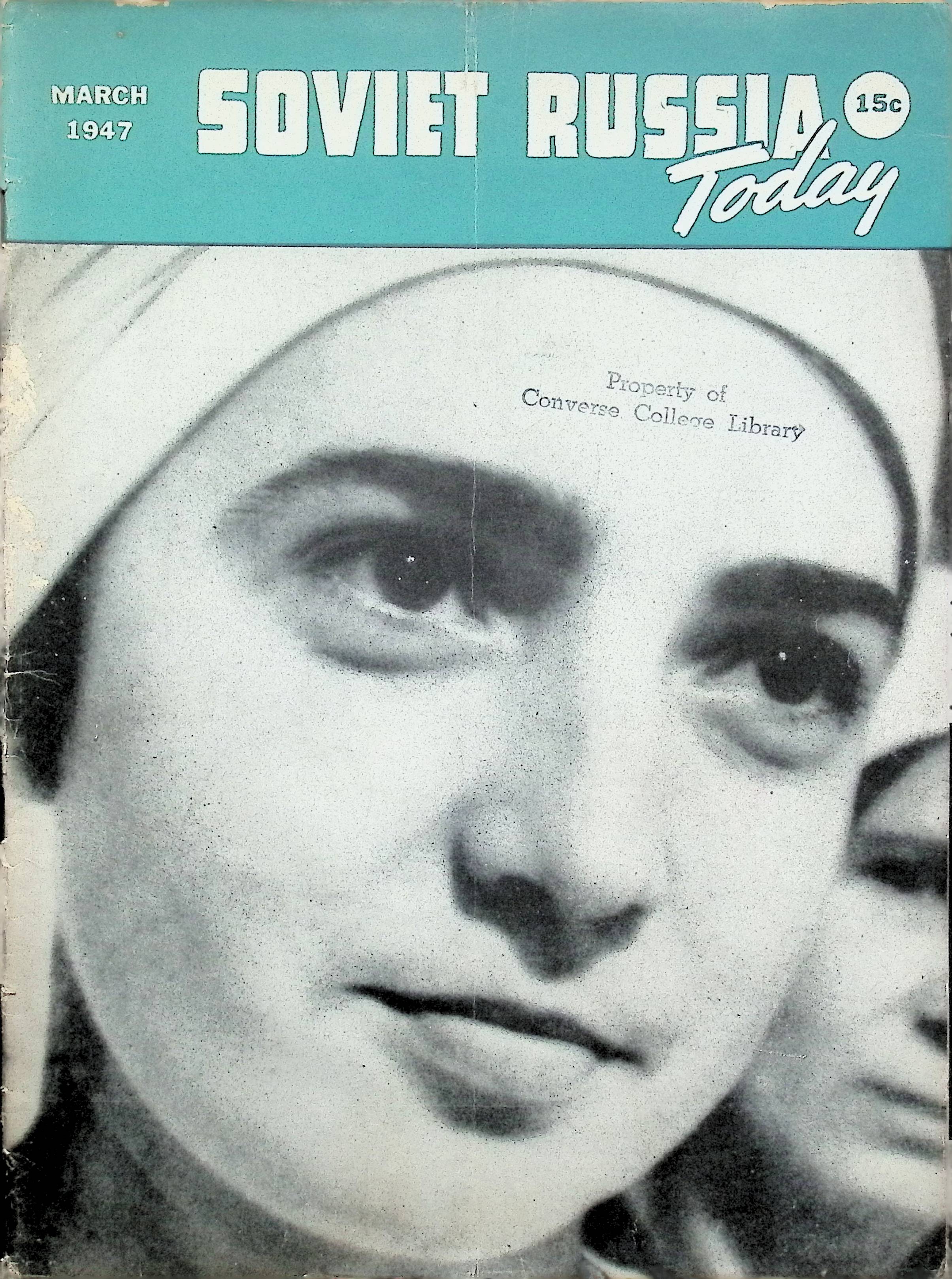 Soviet Russia Today Magazine - March 1947 – Lady Izdihar