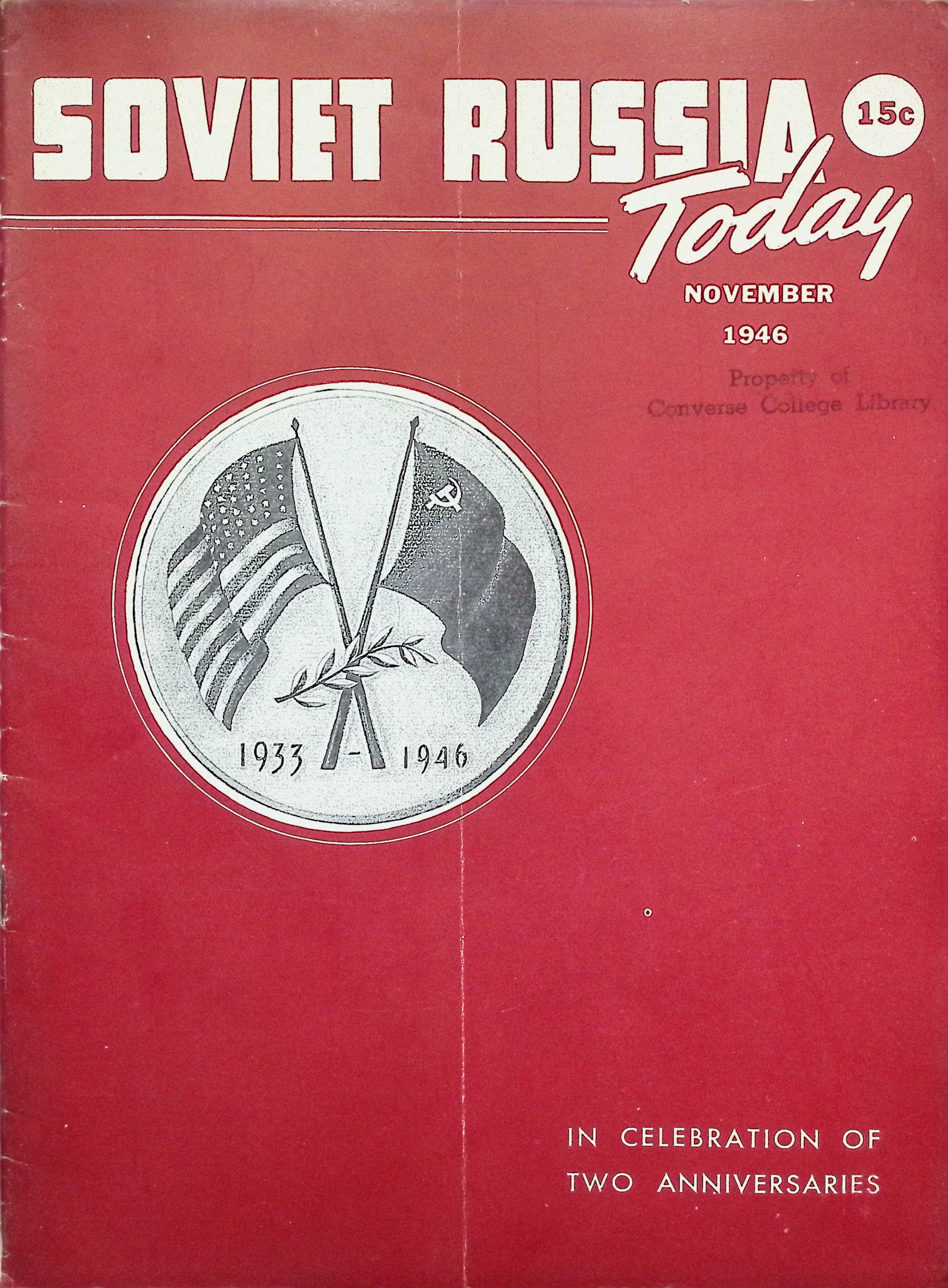 Soviet Russia Today Magazine - November 1946 – Lady Izdihar
