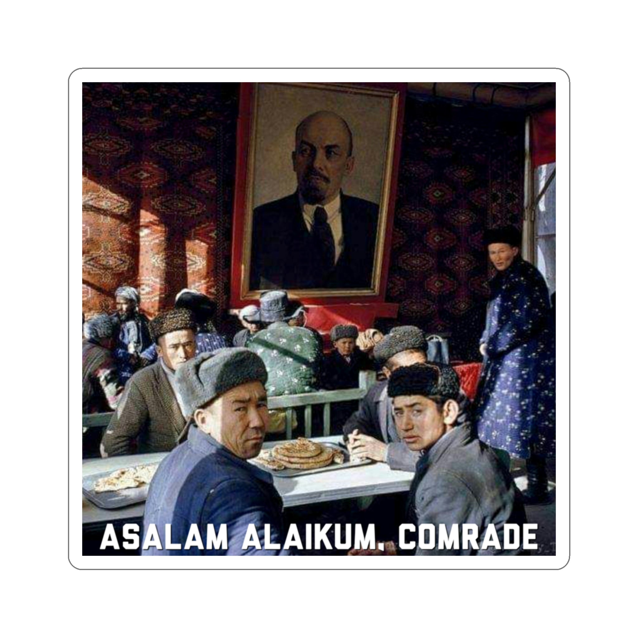 Comrades in the Teahouse Sticker – Lady Izdihar